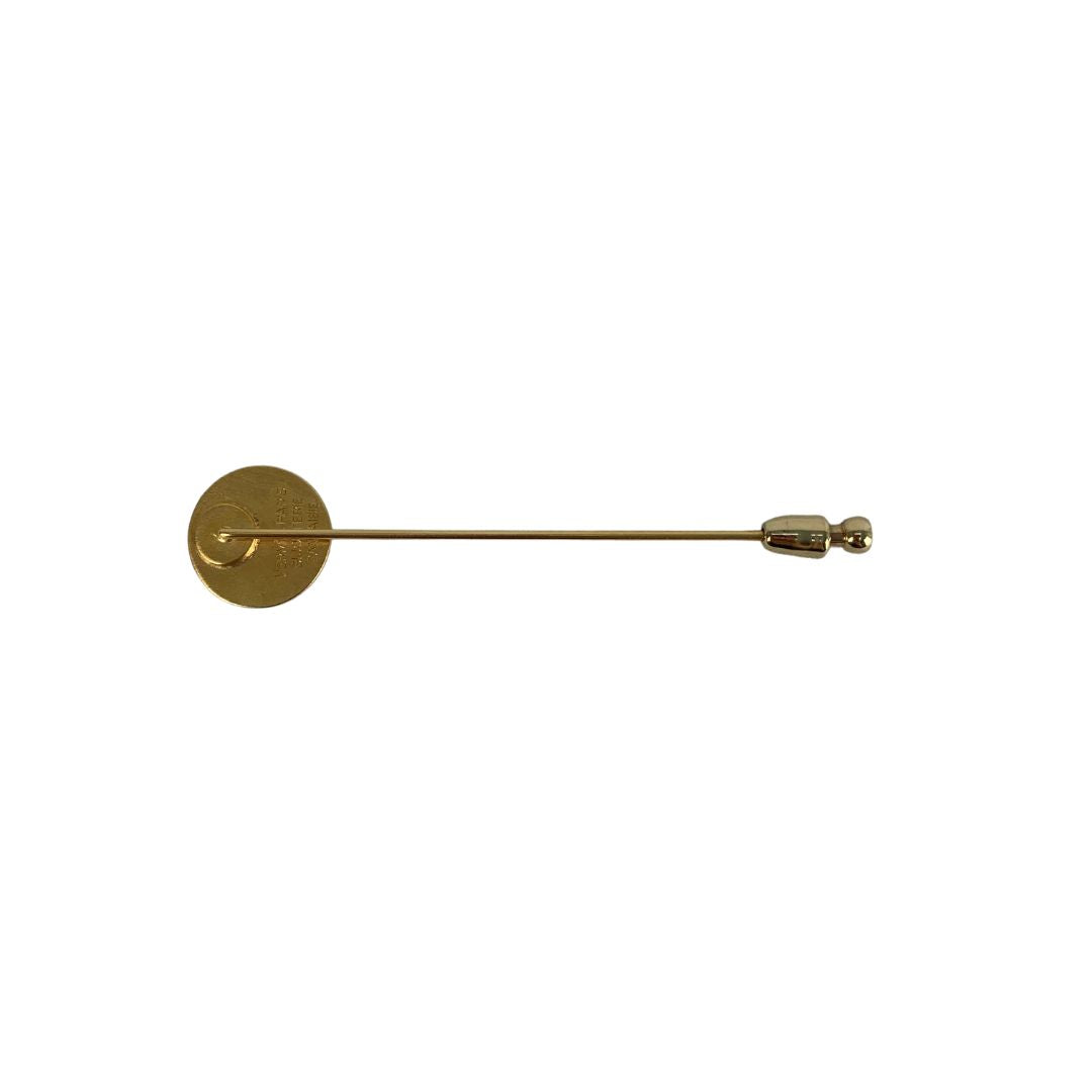 HERMES SERIE PIN BROOCH GOLD - 01470 – Fingertips Vintage
